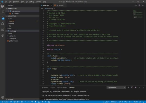 Build & Code – AmbaSat