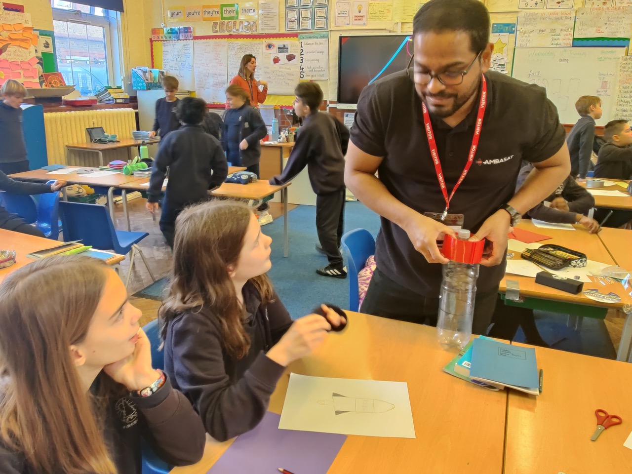 AmbaSat Rockets at Fircroft School, London - AmbaSat