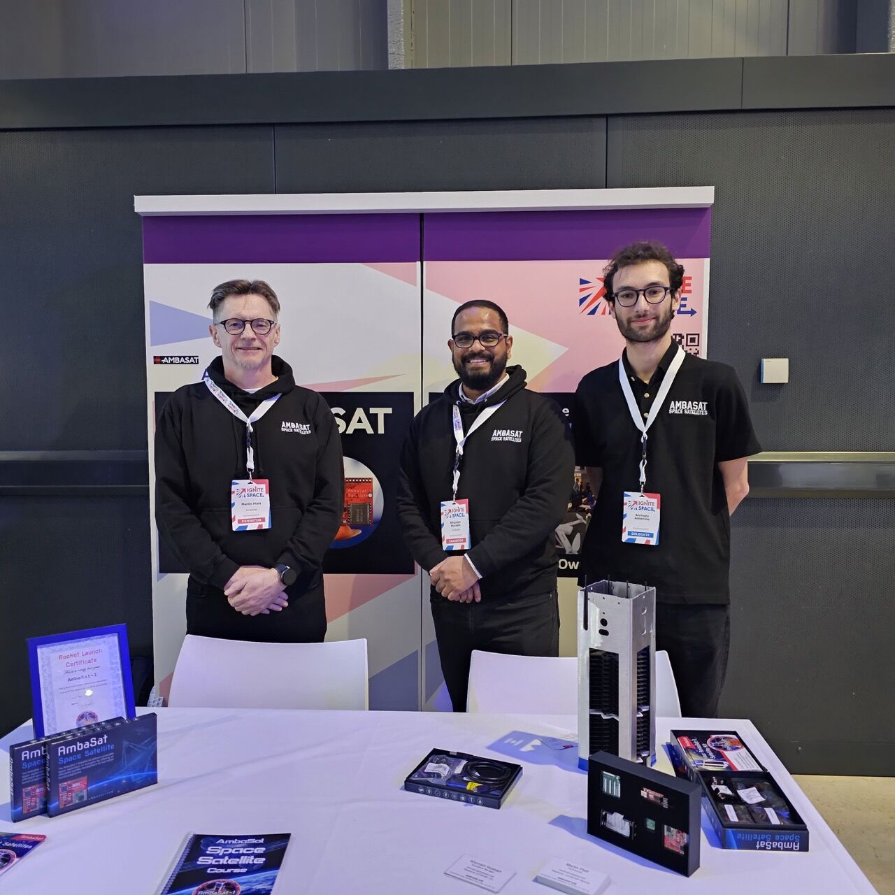 AmbaSat Exhibit at Ignite Space 2023 - AmbaSat